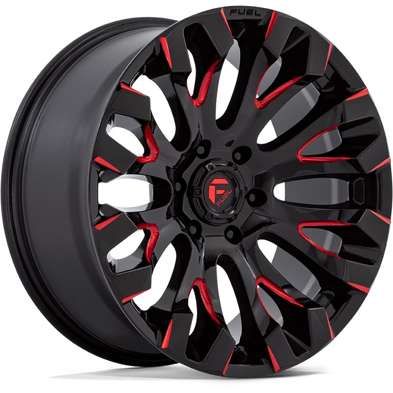 Fuel Quake D829 8x170 Red/Black & Painted 18x9" Wheel - D82918901750 | XDP