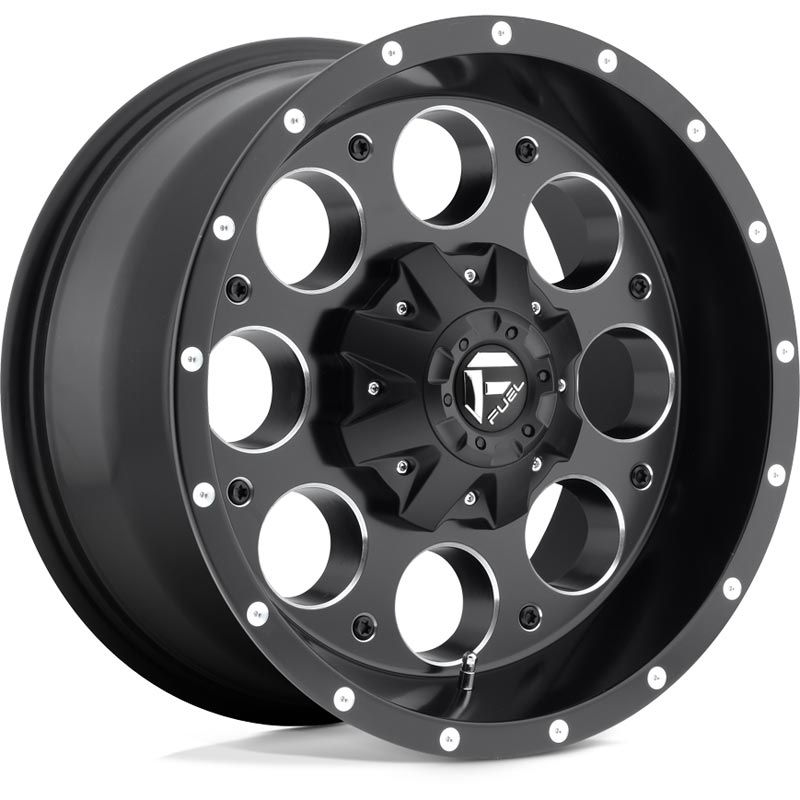 Fuel Revolver D525 5x5 Matte Black Milled 15x8" Wheel - D52515800837 | XDP