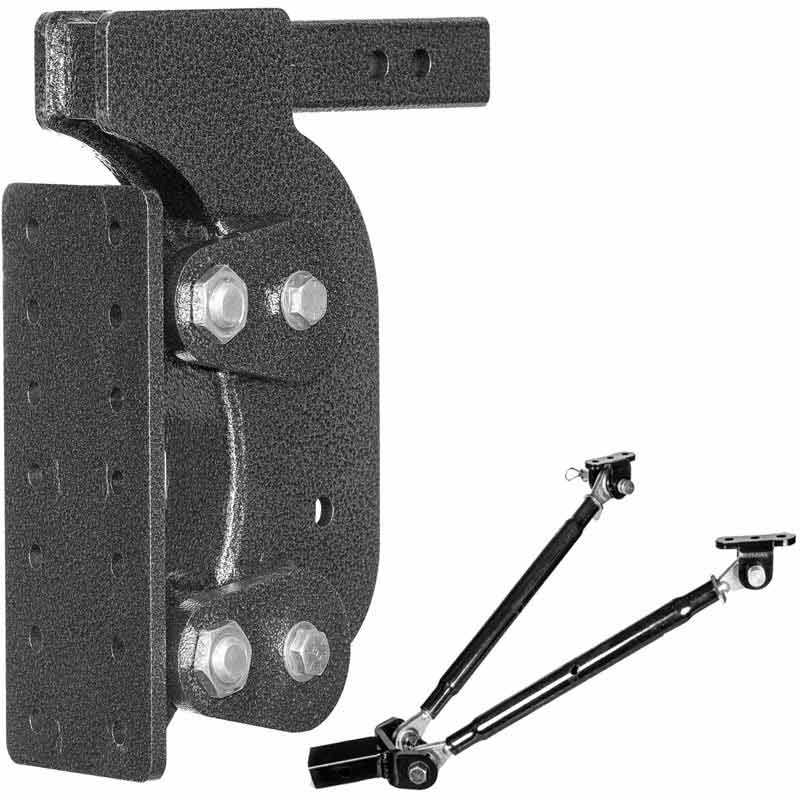 Gen-Y Hitch GH-1401 The Boss 16K Pintle Plate/Stabilizer - 12.5" Drop