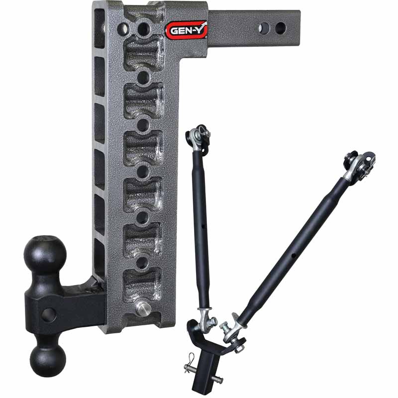 Gen-Y Hitch GH-517 Mega-Duty 16K Drop Hitch W/Stabilizer - 15" Drop | XDP