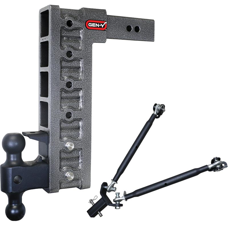 Gen-Y Hitch GH-626 Mega-Duty 21K Drop Hitch W/Stabilizer - 15" Drop | XDP