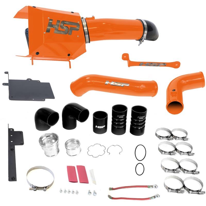 HSP Intake And Intercooler Bundle Kit - M&M Orange HSP-P-493-2-HSP-O | XDP