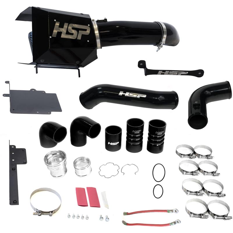 HSP Intake And Intercooler Bundle Kit - Silk Satin Black HSP-P-493-2 ...