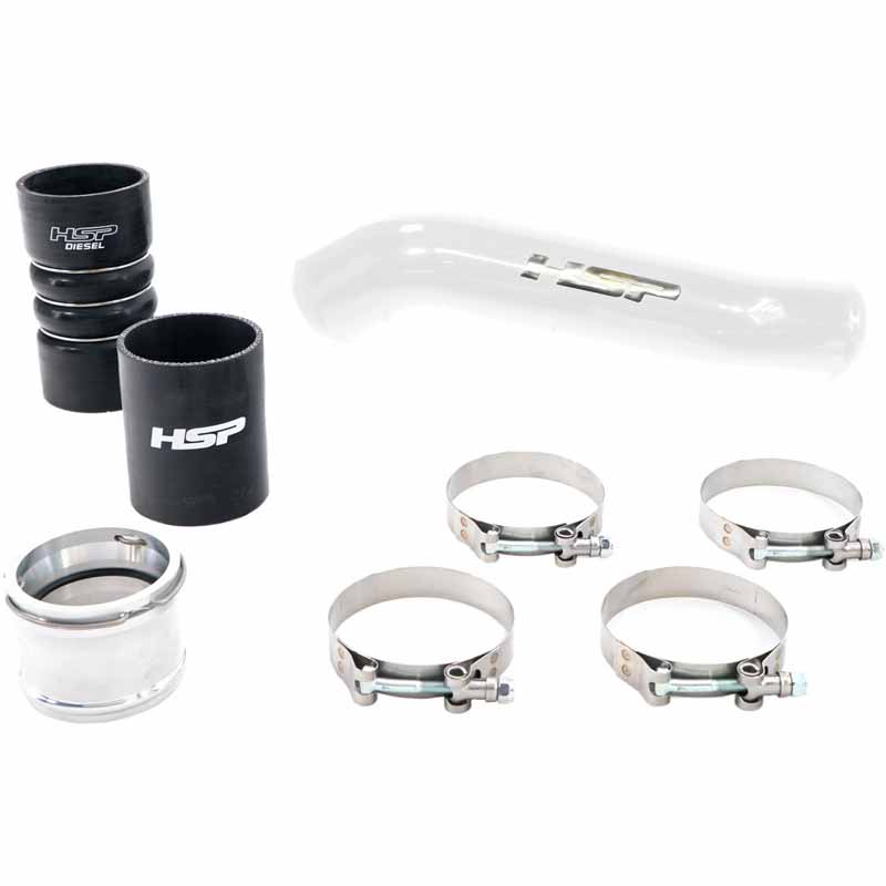 HSP P-400-HSP-W 6.7L Hot Side Intercooler Pipe - Polar White | XDP