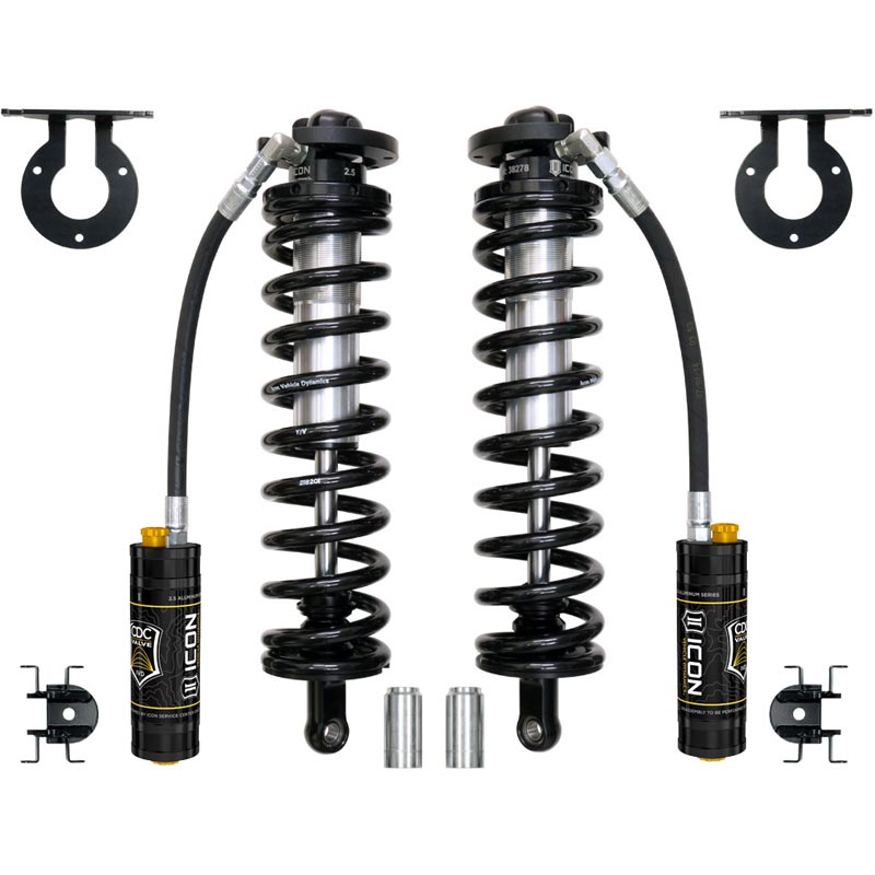Icon 61721C 2.5 VS Remote Res Bolt-In Coilover Conversion Kit W/CDCV | XDP