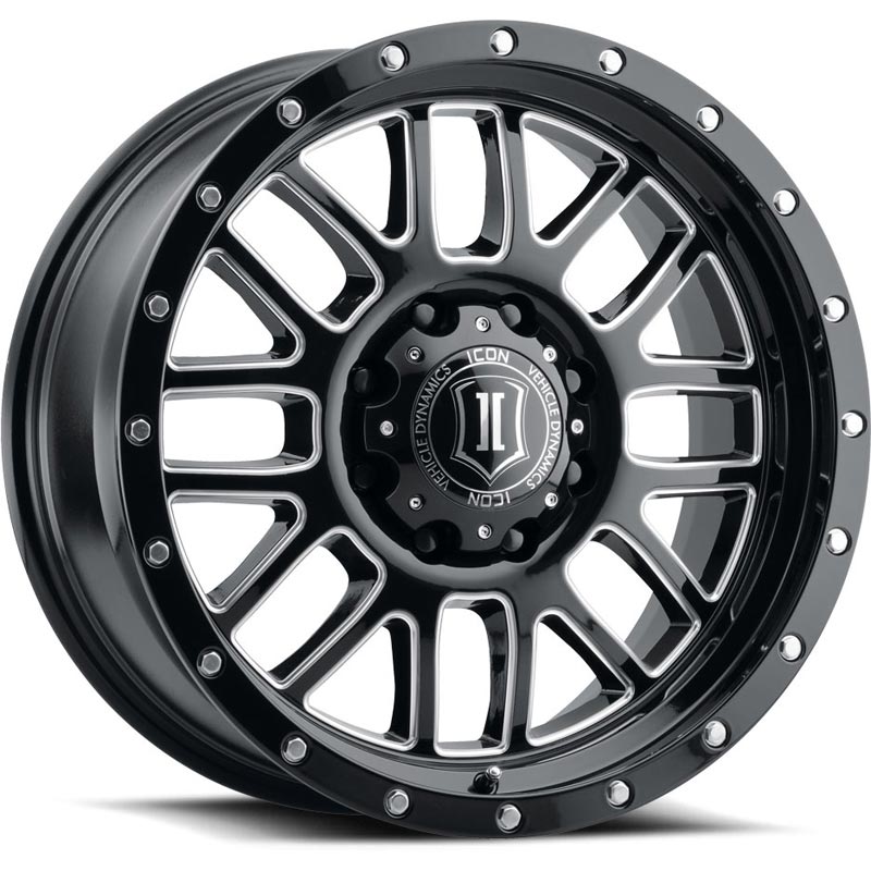 Icon Alloys Alpha Gloss Black/Milled Wheel | XDP