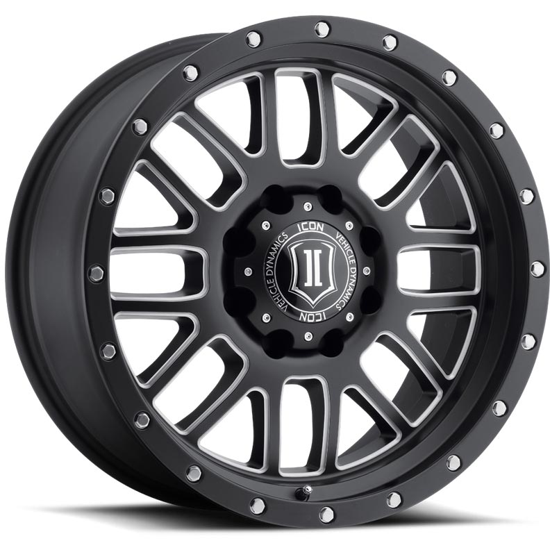 Icon Alloys Alpha Satin Black/Milled Wheel | XDP