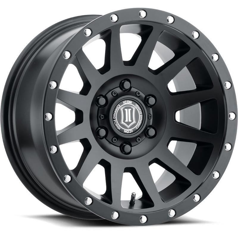 Icon Alloys Compression Satin Black Wheel | XDP