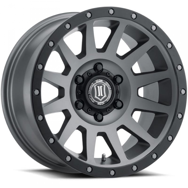Icon Alloys Compression Titanium 5x5" Wheel - 2020107350TT | XDP