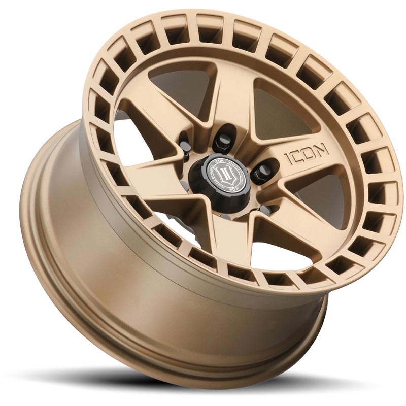 Icon Alloys Raider Satin Brass Wheel | XDP