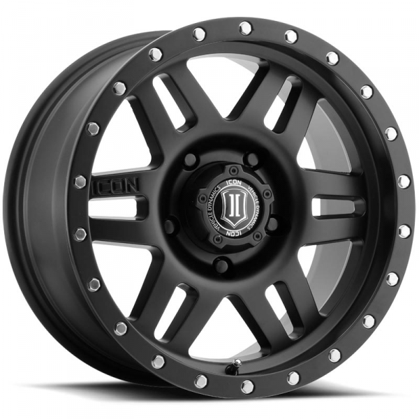 Icon Alloys Six Speed Satin Black Wheel | XDP