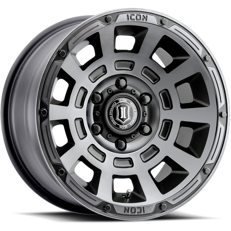 Icon Alloys Thrust Smoked Satin Black 6x139.7 Wheel - 2817858347SSBT | XDP