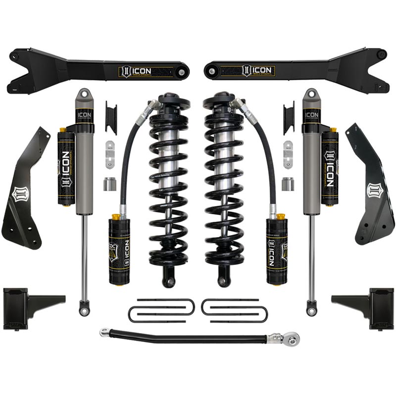 Icon K63134R 4-5.5" Stage 4 Coilover Conversion System W/ Radius Arms | XDP