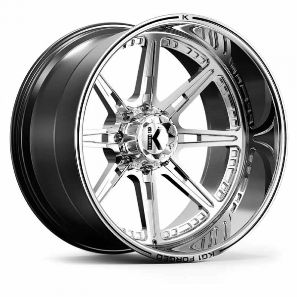 KG1 Forged COMPASS KC007 Polished 24x12 Wheel - KC007241287PS | XDP
