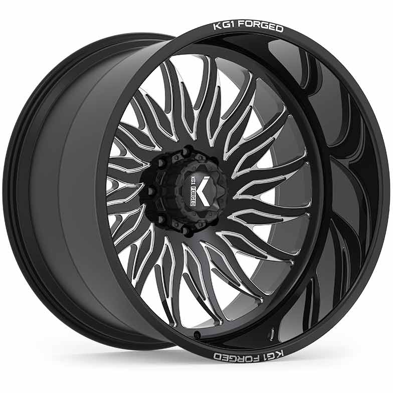 KG1 Forged PHOENIX KC015 Black/Milled Wheel | XDP