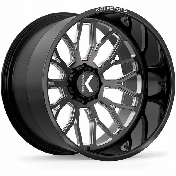 KG1 Forged JACKED KC019 Black/Milled Wheel | XDP