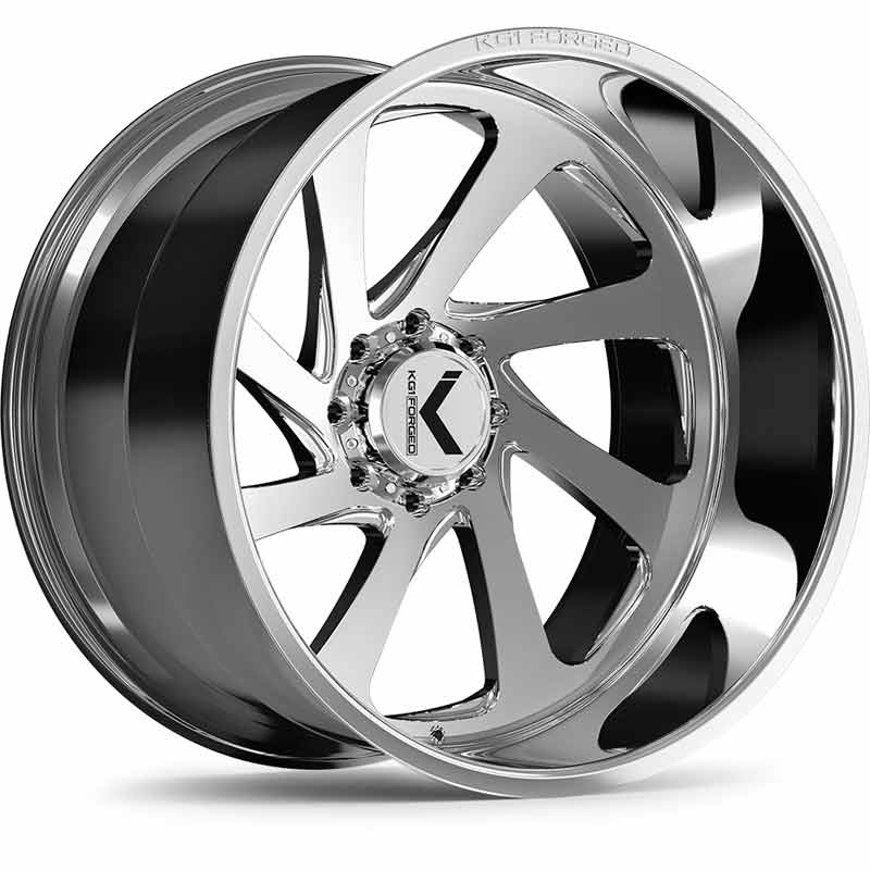 KG1 Forged SWOOP KC020 Polished/Milled 26x16 Wheel - KC020261687PM-L | XDP