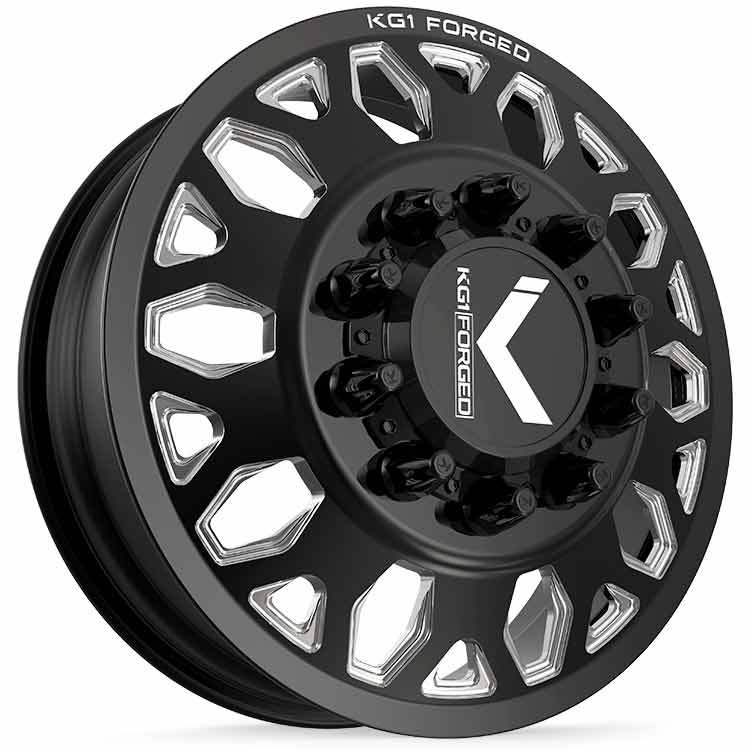 KG1 Forged HONOR KD002 Black/Milled Dually Wheel | XDP