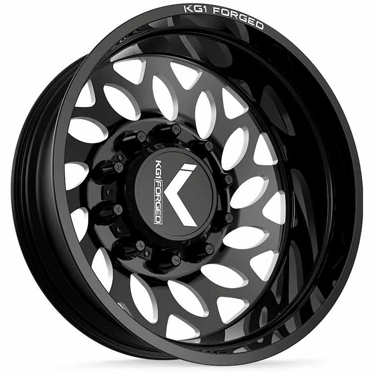 KG1 Forged LOTUS KD007 Black/Milled 24x8.25 Wheel - KD007R2482528GM-R | XDP