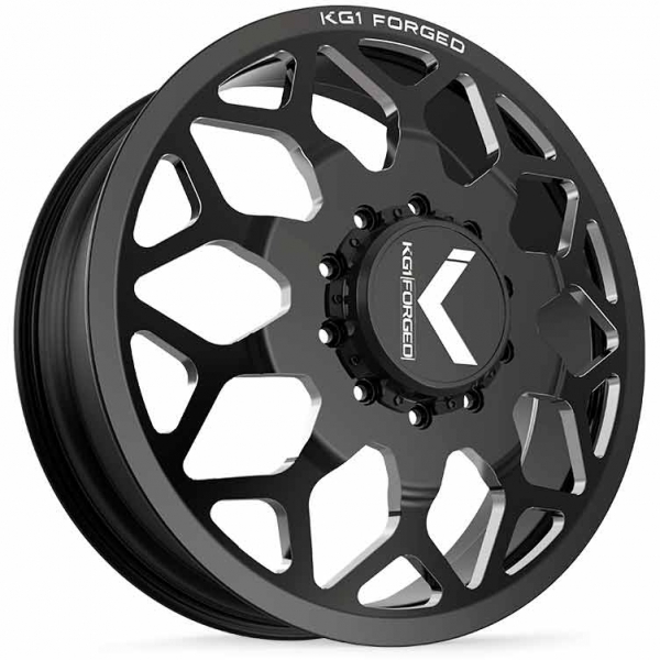 KG1 Forged LUXOR KD016 Black/Milled Dually Wheel | XDP