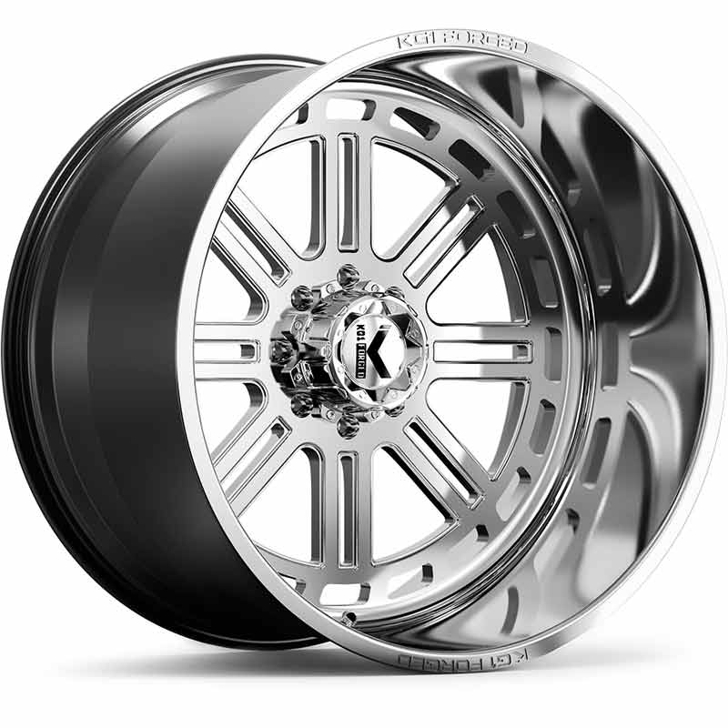 Kg1 Forged Agent Kf018 Polished Milled 24x12 Wheel Kf018241269pm Xdp