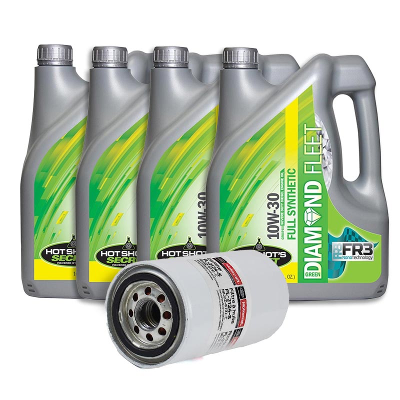 Ford 6.7L Powerstroke 10W-30 Oil Change Bundle (OE Oil Filter) XDK140 | XDP