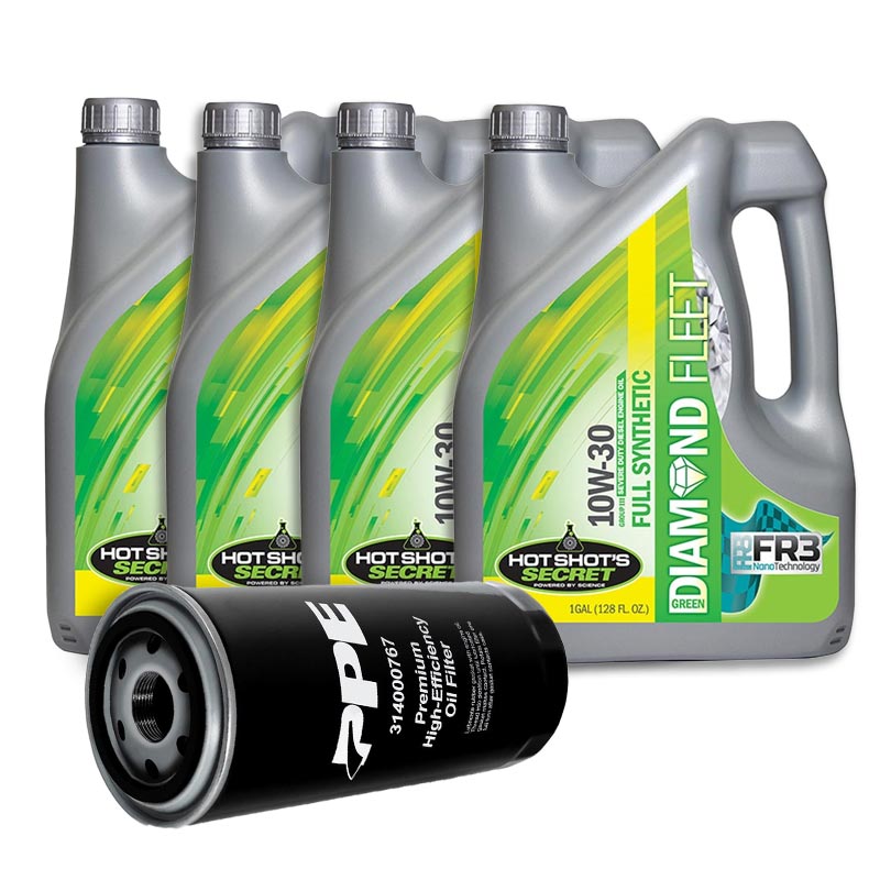 Ford 6.7L Powerstroke 10W-30 Oil Change Bundle (Aftermarket Oil Filter ...