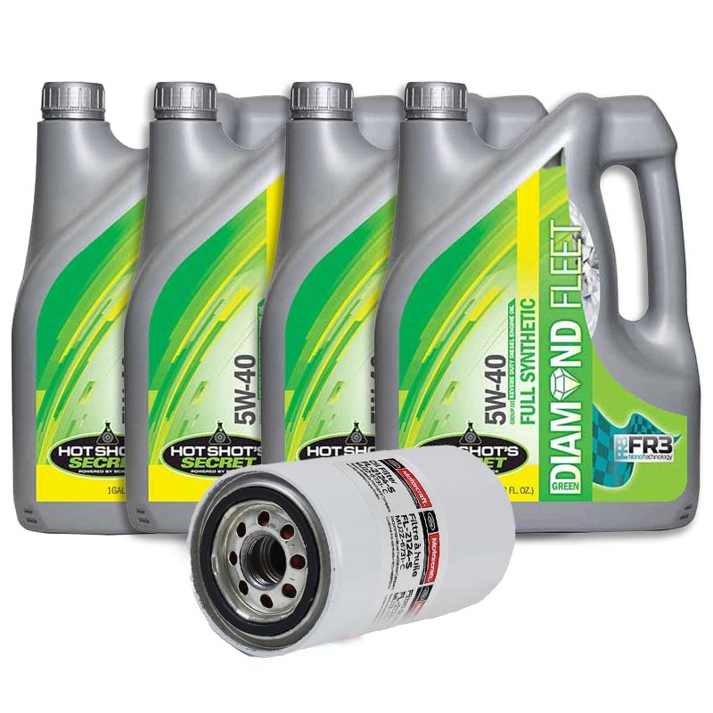 Ford 6.7L Powerstroke 5W-40 Oil Change Bundle (OE Oil Filter) XDK142 | XDP