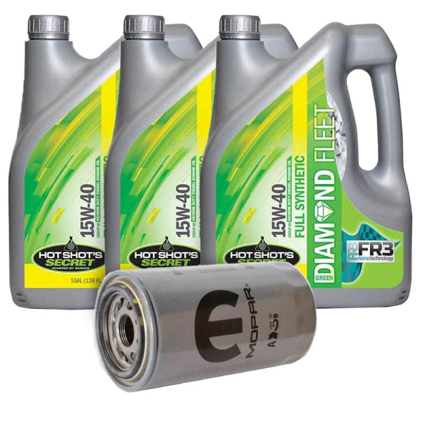 Ram 5.9L/6.7L Diesel 15W-40 Oil Change Bundle (OE Oil Filter) XDK165 | XDP