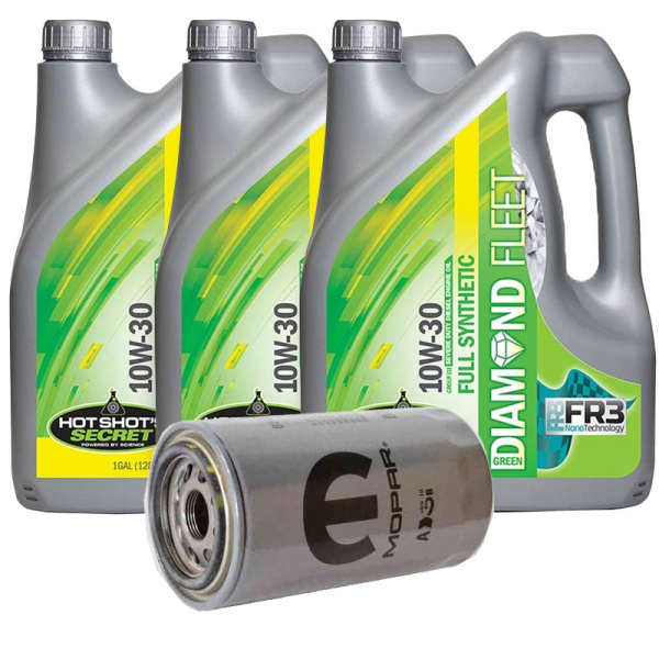 Ram 6.7L Diesel 10W-30 Oil Change Bundle (OE Oil Filter) XDK166 | XDP