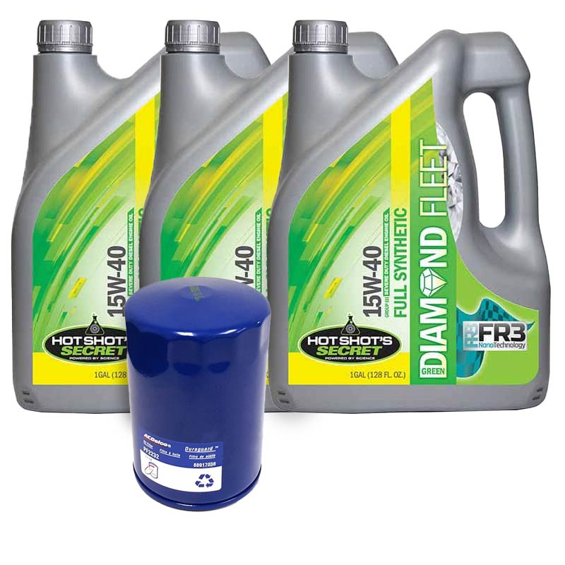 GM 6.6L Duramax 15W-40 Oil Change Bundle (OE Oil Filter) XDK174 | XDP