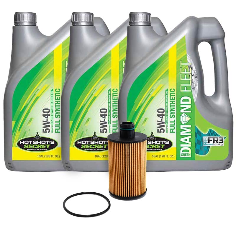 Ram 1500 3.0L EcoDiesel 5W-40 Oil Change Bundle (OE Oil Filter) XDK179 ...