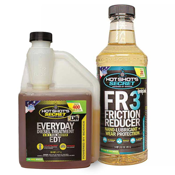 Hot Shot's Secret Diesel Pickup Performance Oil & Fuel Additive Bundle ...