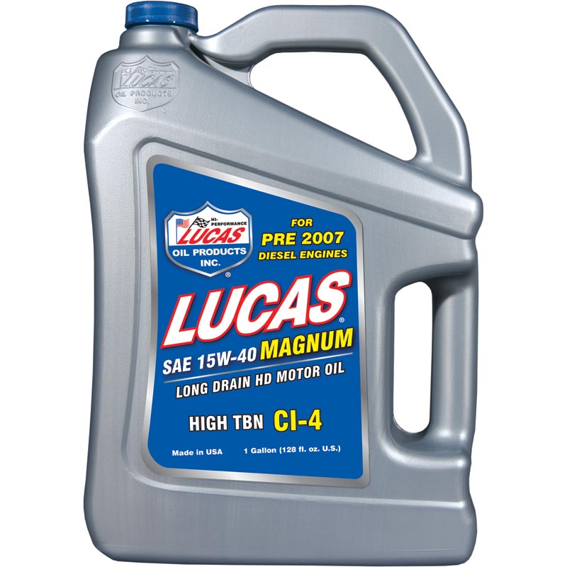 Lucas Oil 10076 15W-40 Magnum High TBN CI-4 Engine Oil | XDP