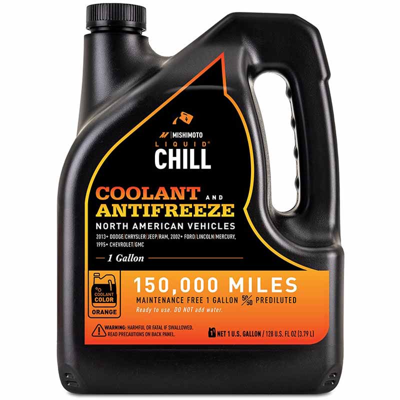 Mishimoto MMRA-LC-EG-OR Pre-Mixed Liquid Chill Coolant (Orange) | XDP