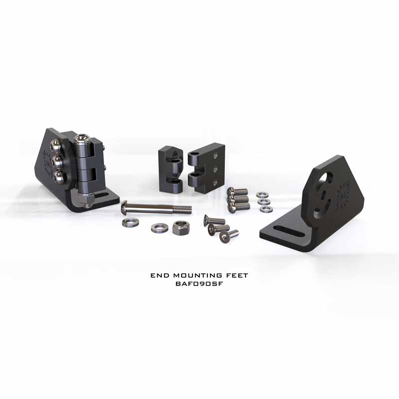 Morimoto BAF090SF 2Banger Bar-End Mounting Feet (Set) | XDP