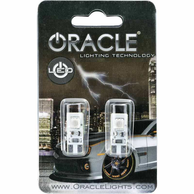 Oracle 4903-003 T10 Red LED 3 Chip Flank Bulbs | XDP