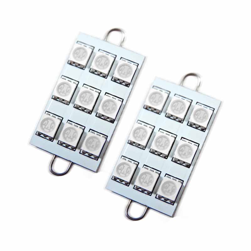 Oracle 5209-003 44mm Red LED 3-Chip Loop Festoon Bulbs | XDP