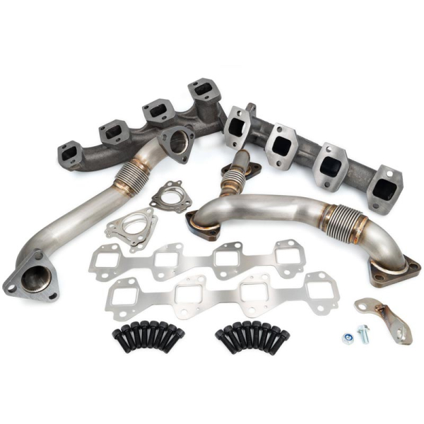 PPE 116111220 High-Flow Exhaust Manifolds With Up-Pipes - Black | XDP