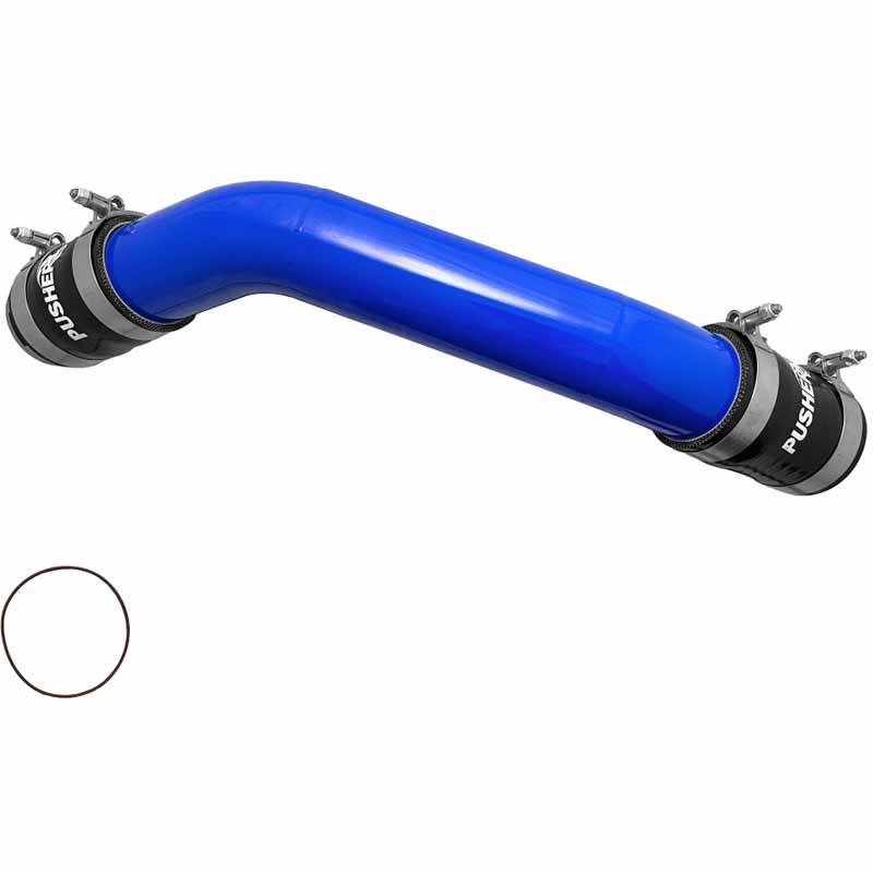 Pusher PFP1114HP2_U 3" Hot Side Intercooler Pipe (2-Piece) - Blue | XDP