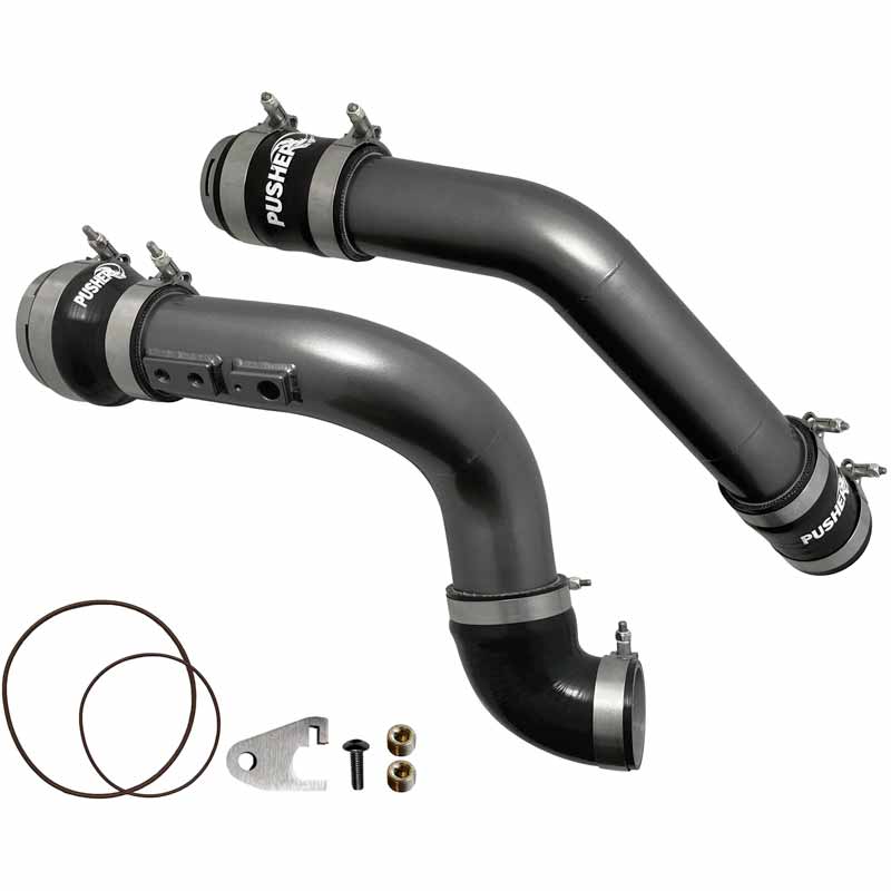 Pusher PFP1114KTA2_T 3" Hot & Cold Side Pipe Kit (2-Piece) - Titanium | XDP