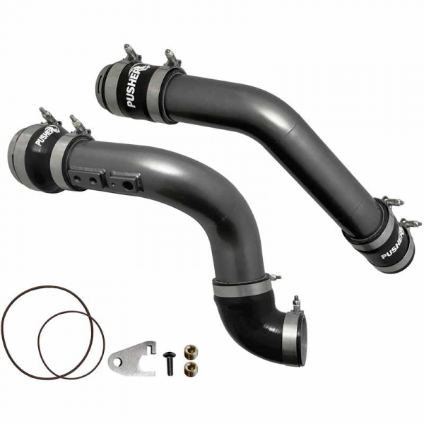 Pusher PFP1114KTA2_T 3" Hot & Cold Side Pipe Kit (2-Piece) - Titanium | XDP