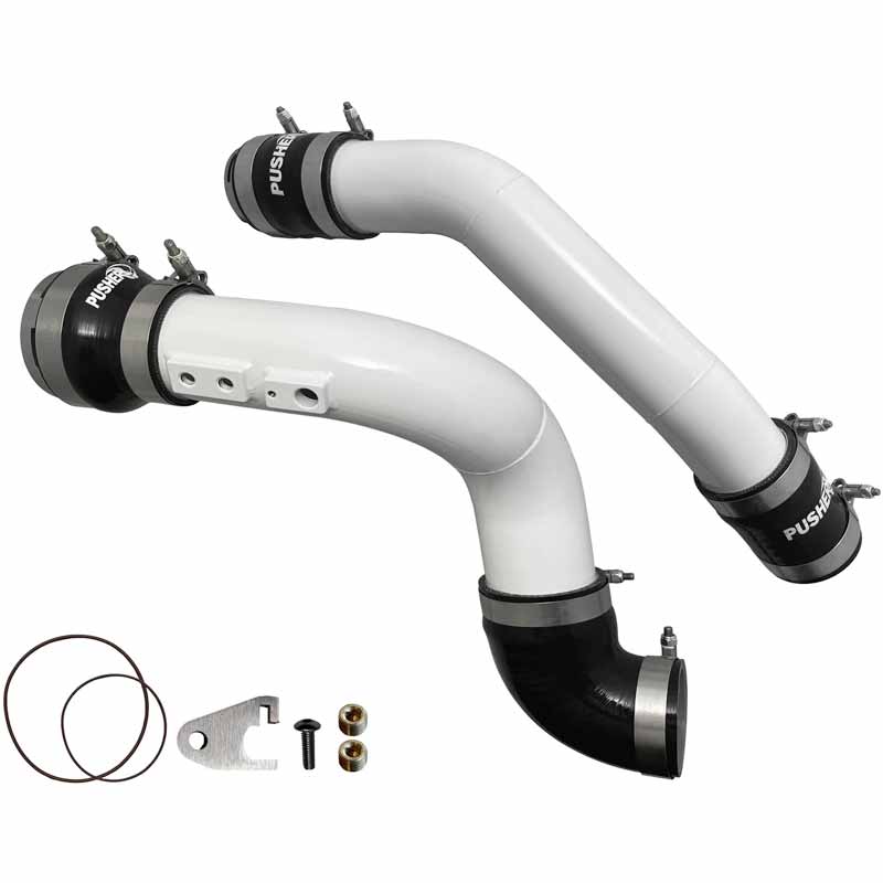 Pusher PFP1114KTA2_W 3" Hot & Cold Side Pipe Kit (2-Piece) - White | XDP