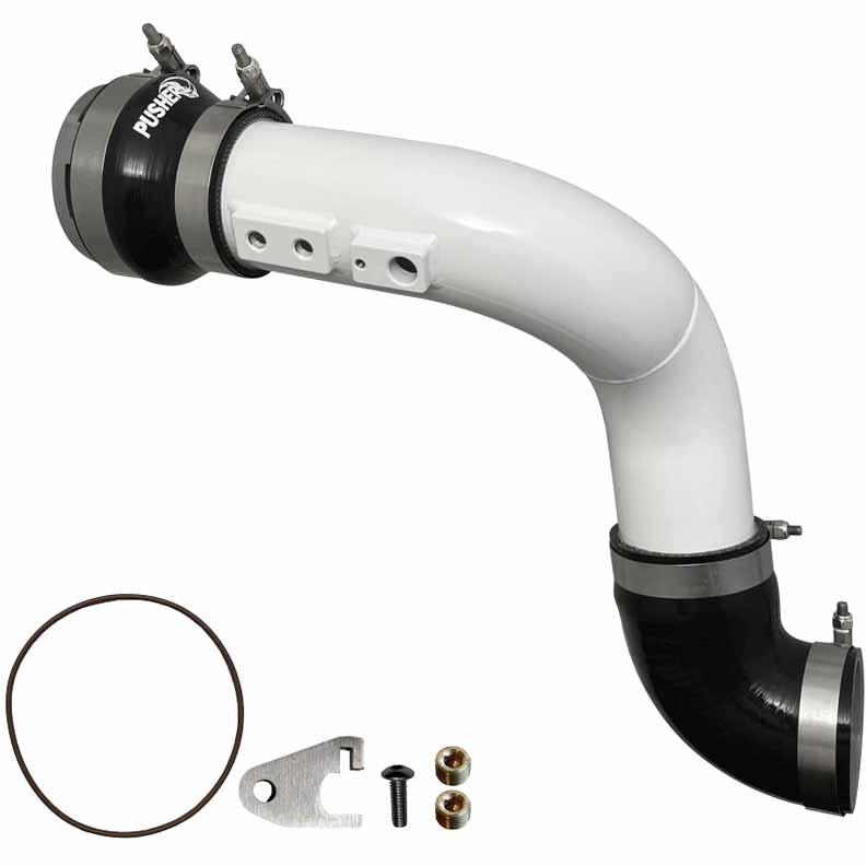 Pusher PFP1116BTA_W 3" Cold Side Intercooler Pipe - Gloss White | XDP