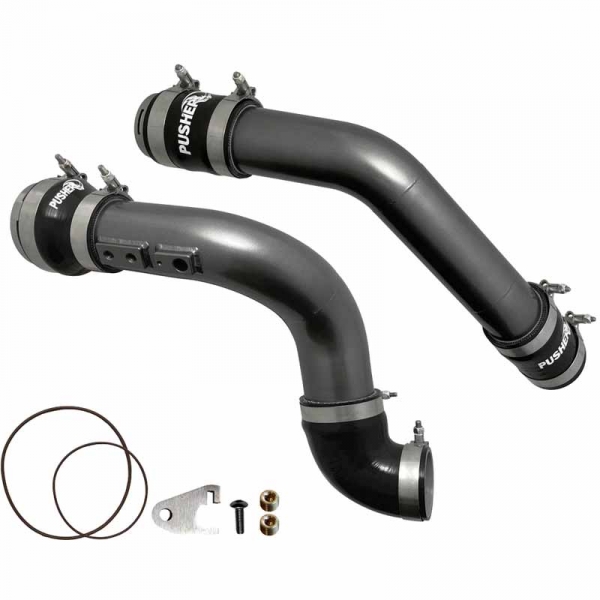 Pusher PFP17XXKTA2_T 3" Hot & Cold Side Pipe Kit (2-Piece) - Titanium | XDP