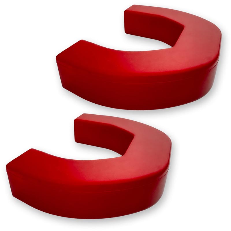Recon Silicone Tow Hook Cover Set - Red 264004DGRD | XDP