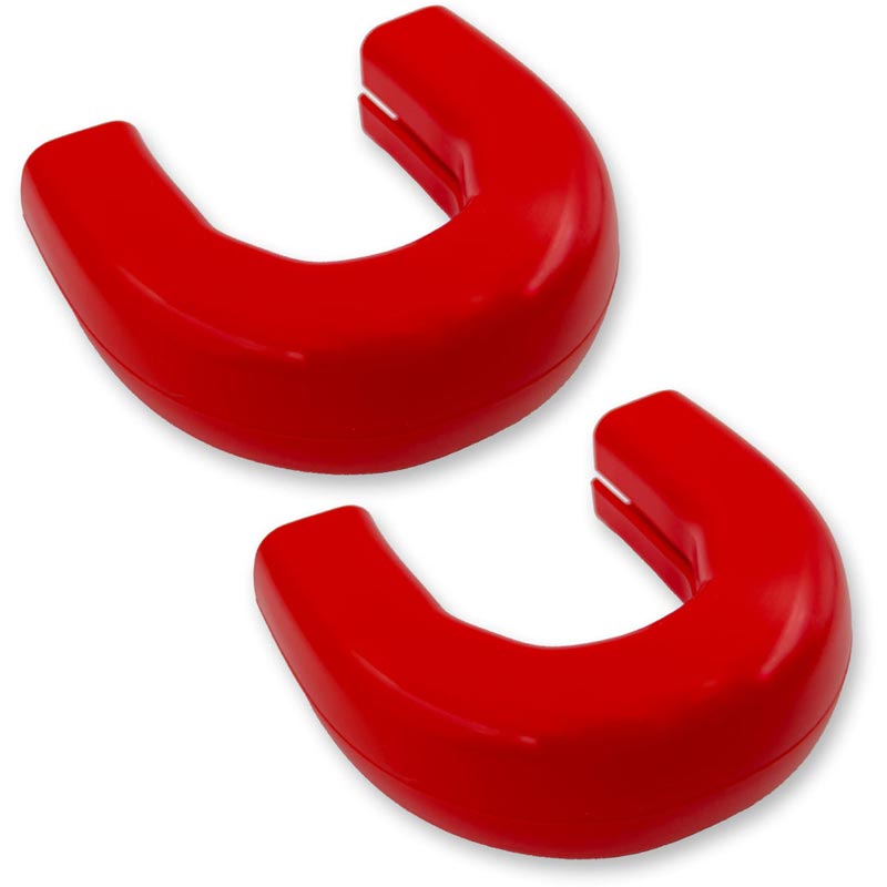 Recon Silicone Tow Hook Cover Set - Red 264004GMHDRD | XDP
