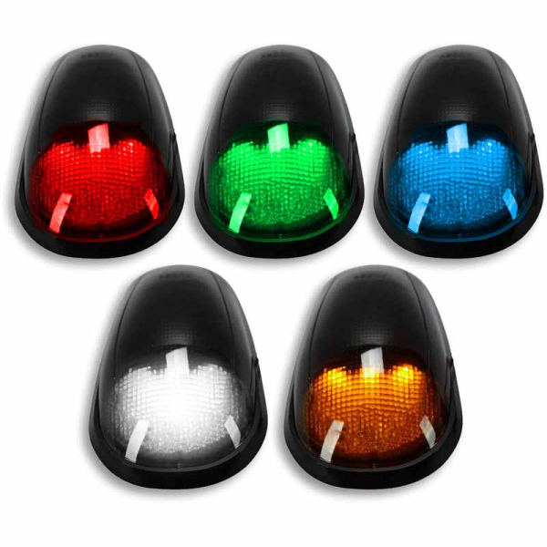 Recon 264146BKRGB Smoked Lens RGB Multi-Colored LED Cab Lights | XDP