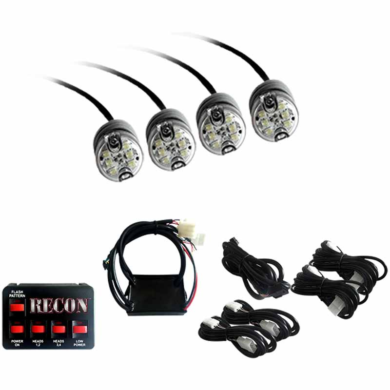 Recon 26419WH LED Strobe Light Kit | XDP