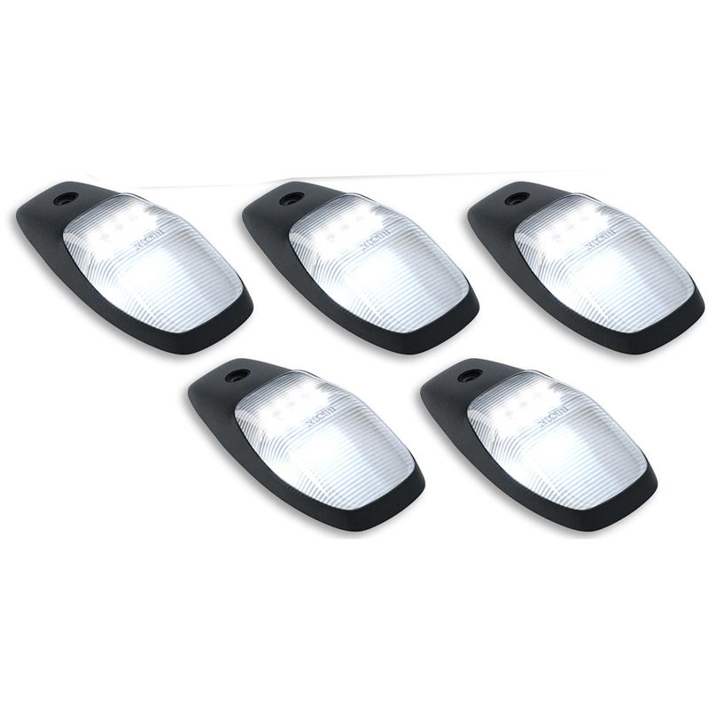 Recon Clear Lens White 2-Way Forward & Rear Facing LED Cab Lights ...